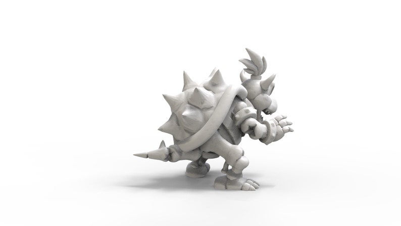 Mario Dry Bowser Action Figure STL File - Etsy