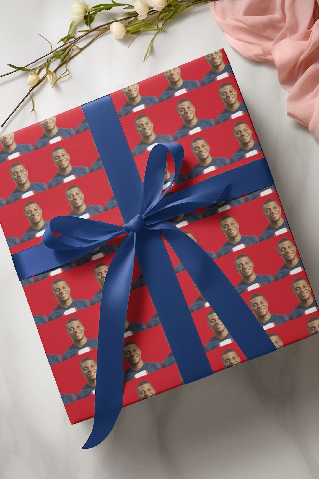 Kylian Mbappe Gift Wrap Kylian Mbappe Wrapping Paper Kylian Mbappe Wrap ...