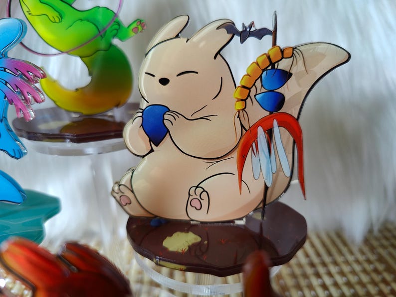 Rain World Slugcat Standee / Flat Figurine – 3" – Full Bleed Borders ...