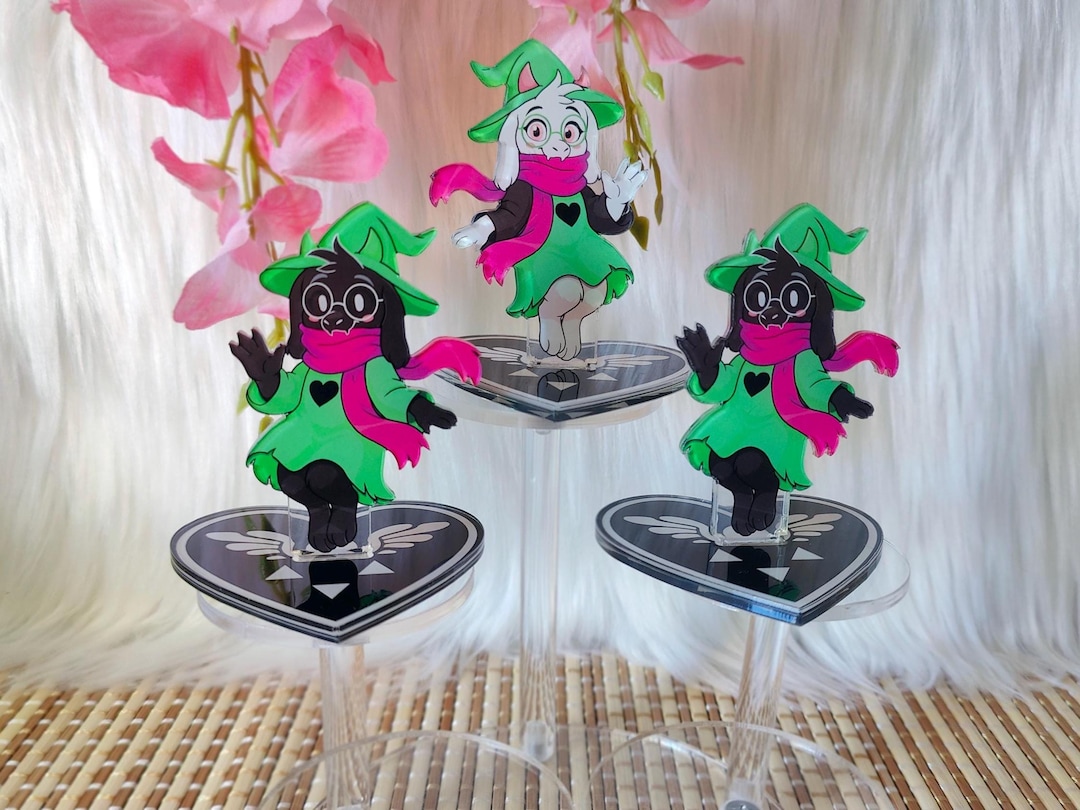 Ralsei Standee / Flat Figurine – 3" – Full Bleed Borders | Double Sided ...