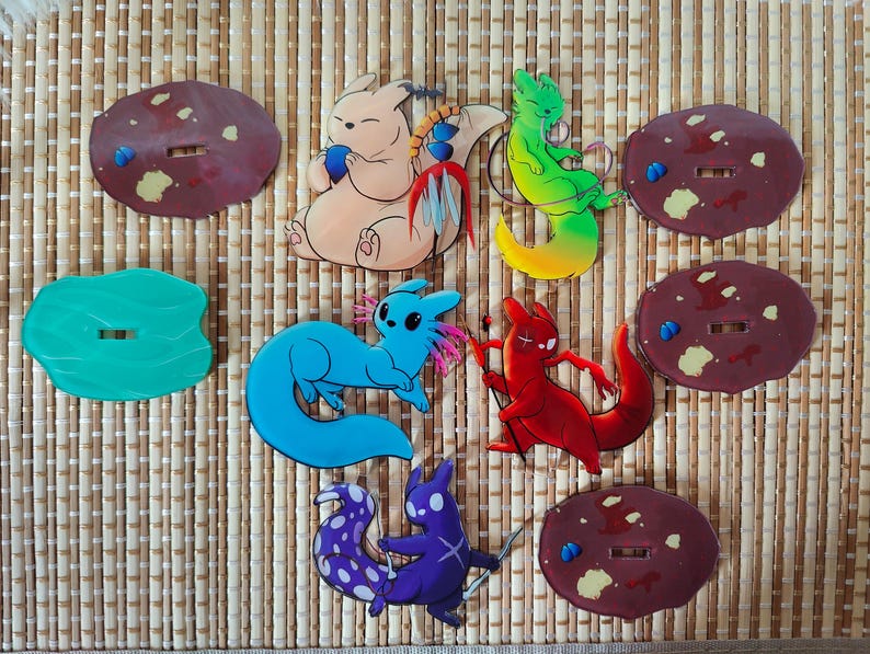Rain World Slugcat Standee / Flat Figurine – 3" – Full Bleed Borders ...