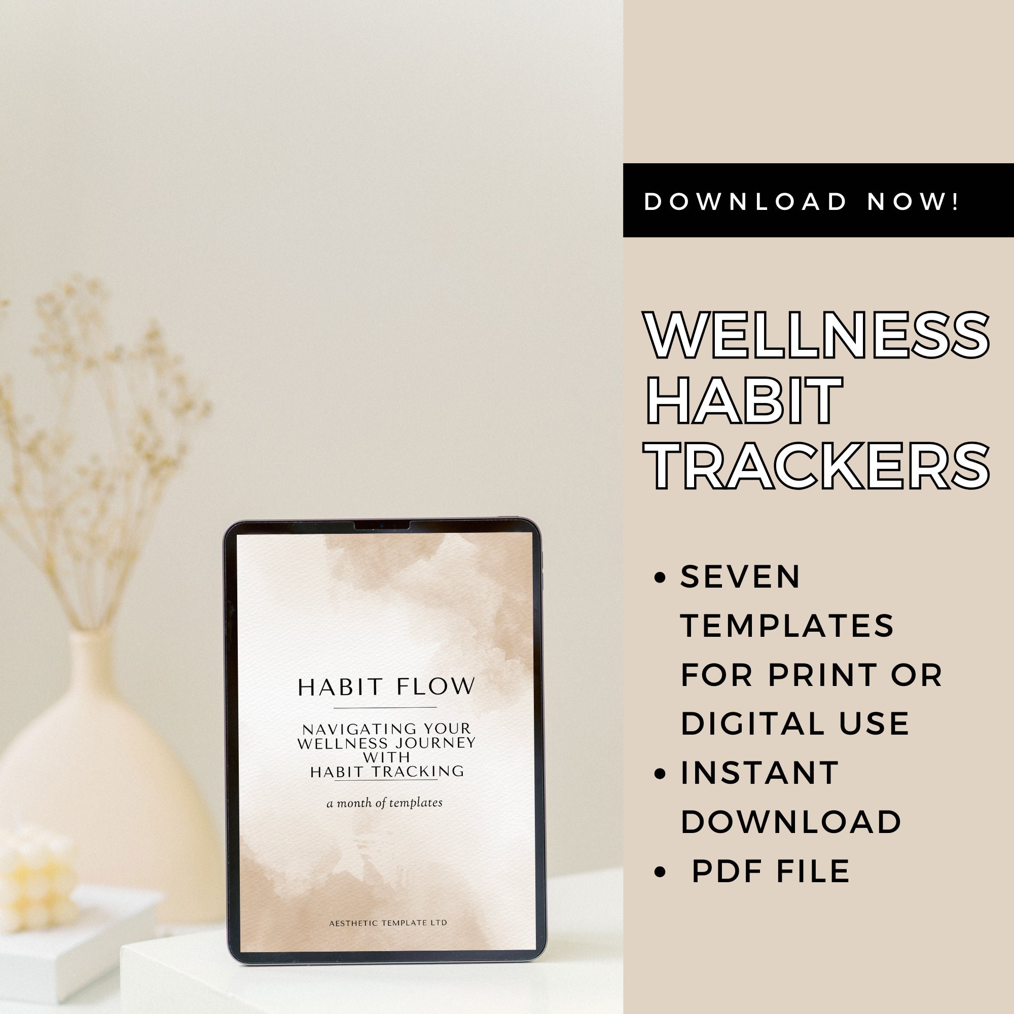 Habit Tracker Printable Monthly Habit Tracker Habit Tracker - Etsy