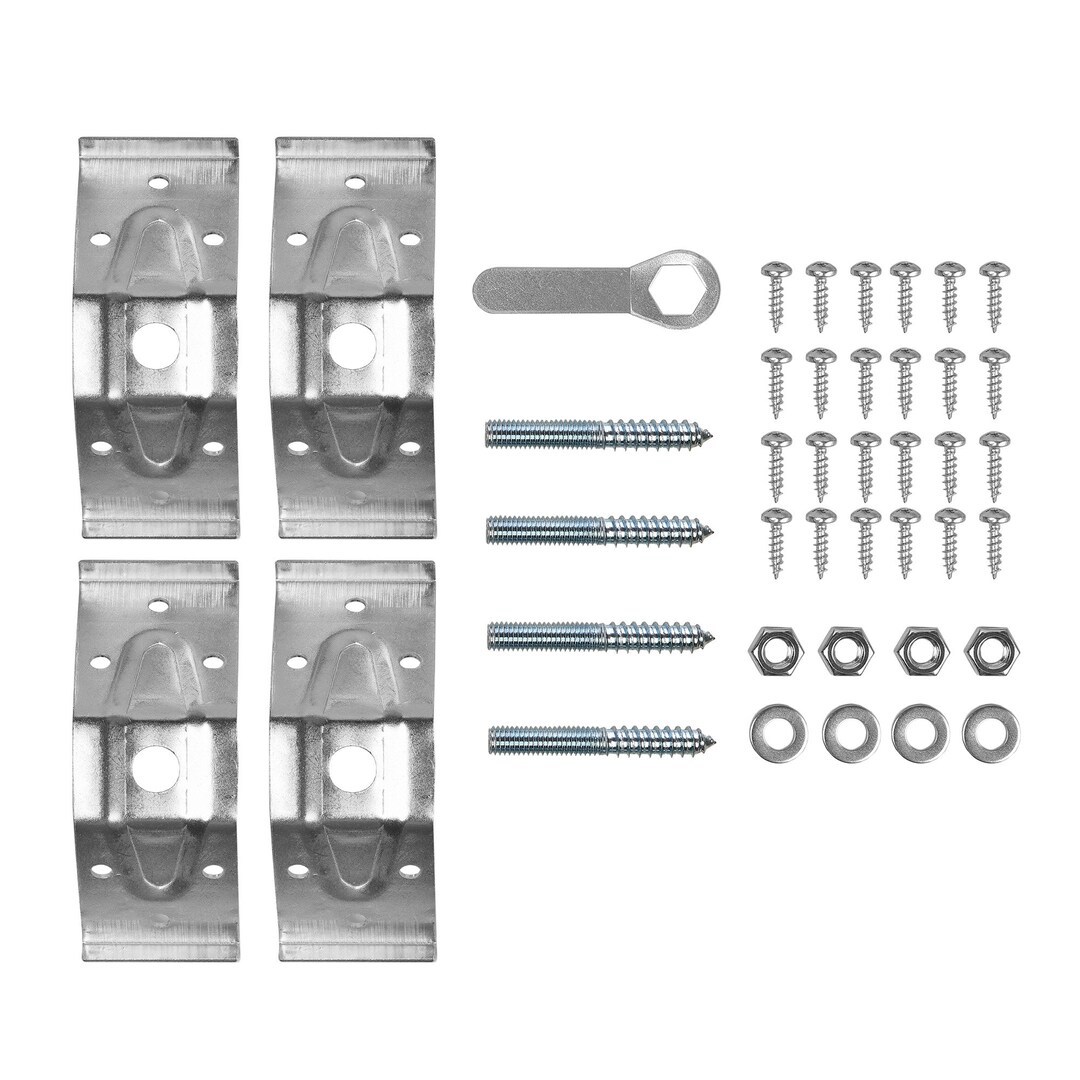 Table Corner Brackets Braces 95mm Complete Set With Spanner - Etsy
