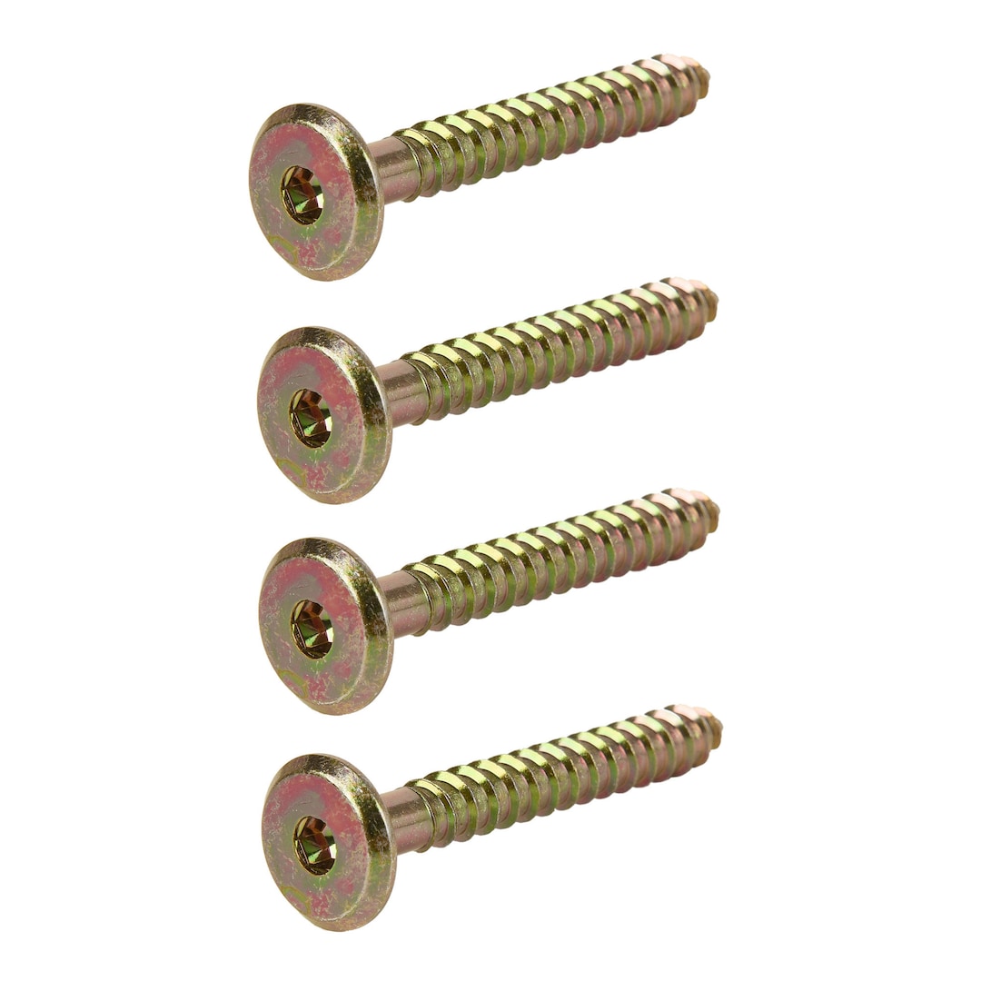 60mm Furniture Wood/timber Connector Screws Hex Drive Steel - Etsy