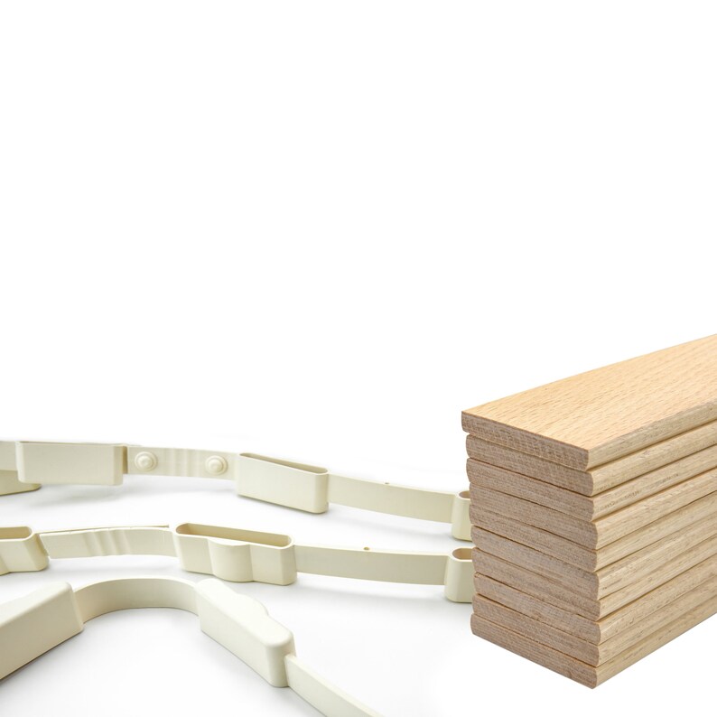 53mm Roll Out Bed Slat Assembly Set for Single Row Beds UPTO 3ft 915mm ...