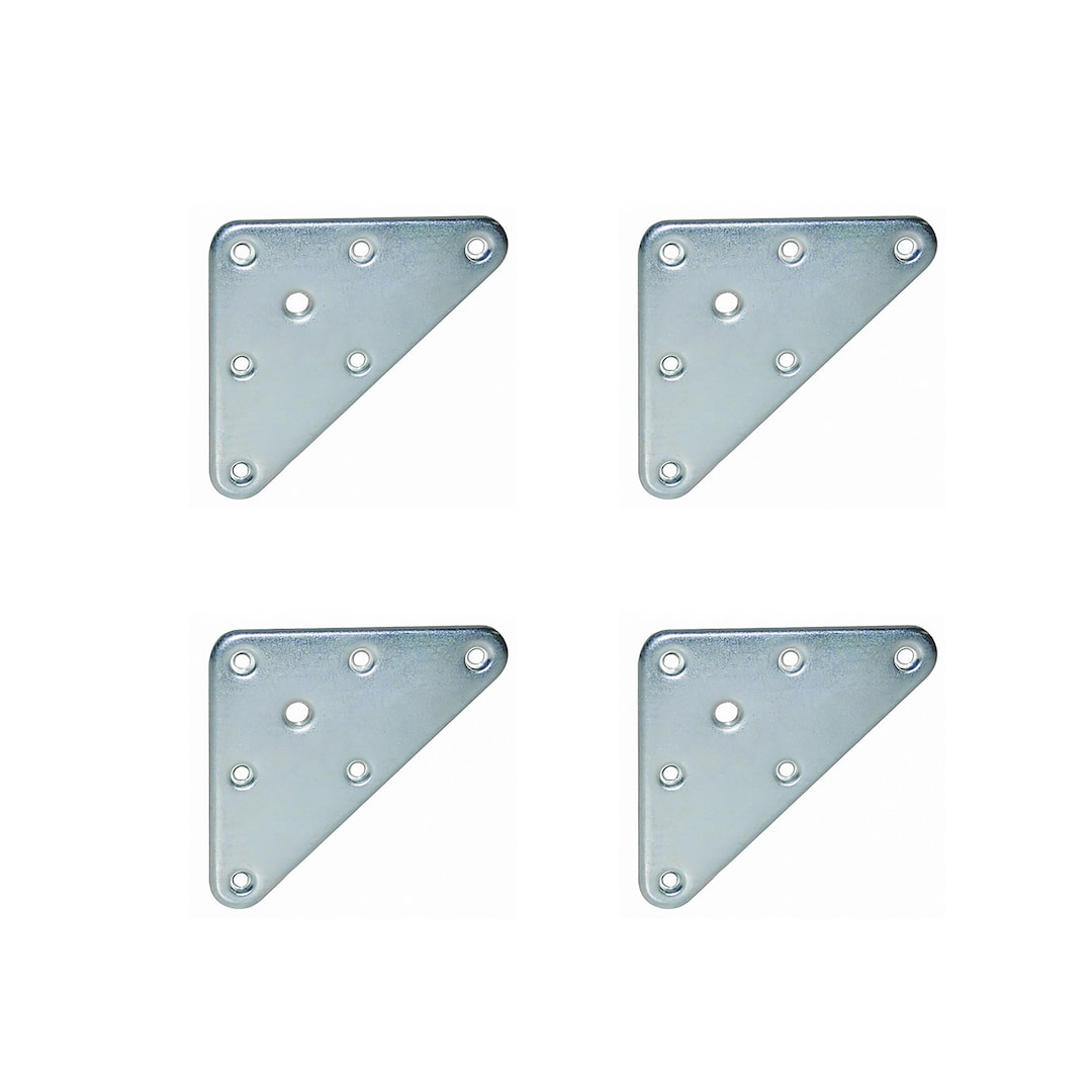 M8 Triangular Furniture rounded Corners Fixing Plates Flat Design Ideal ...