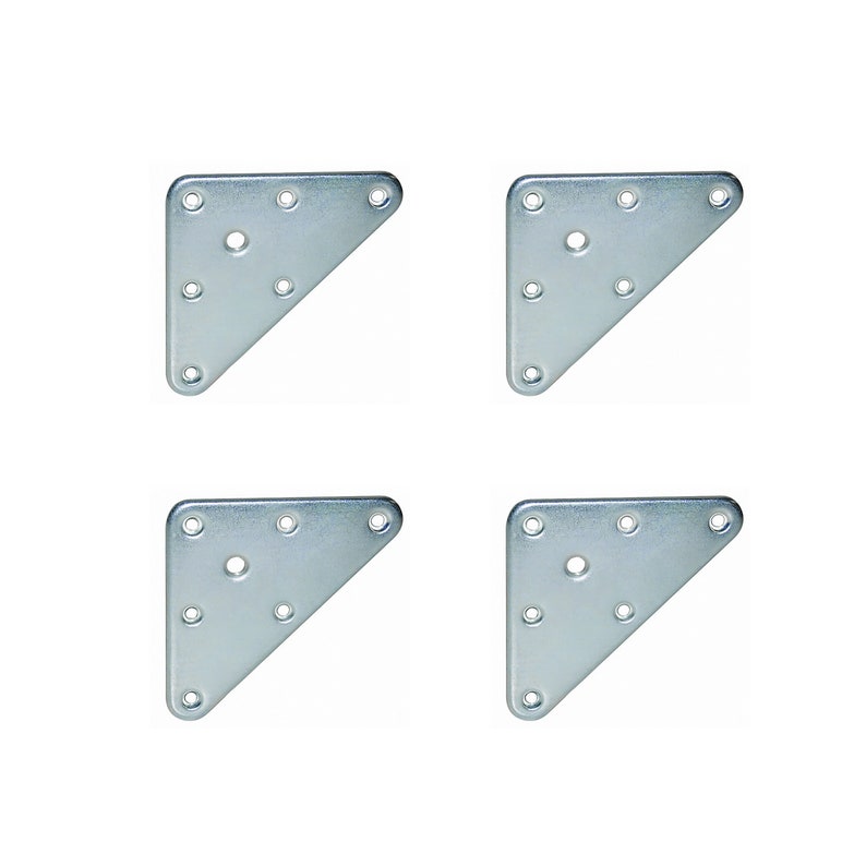 M8 Triangular Furniture rounded Corners Fixing Plates Flat - Etsy