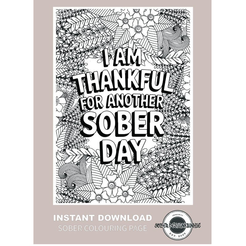 Recovery Coloring Pages - Etsy