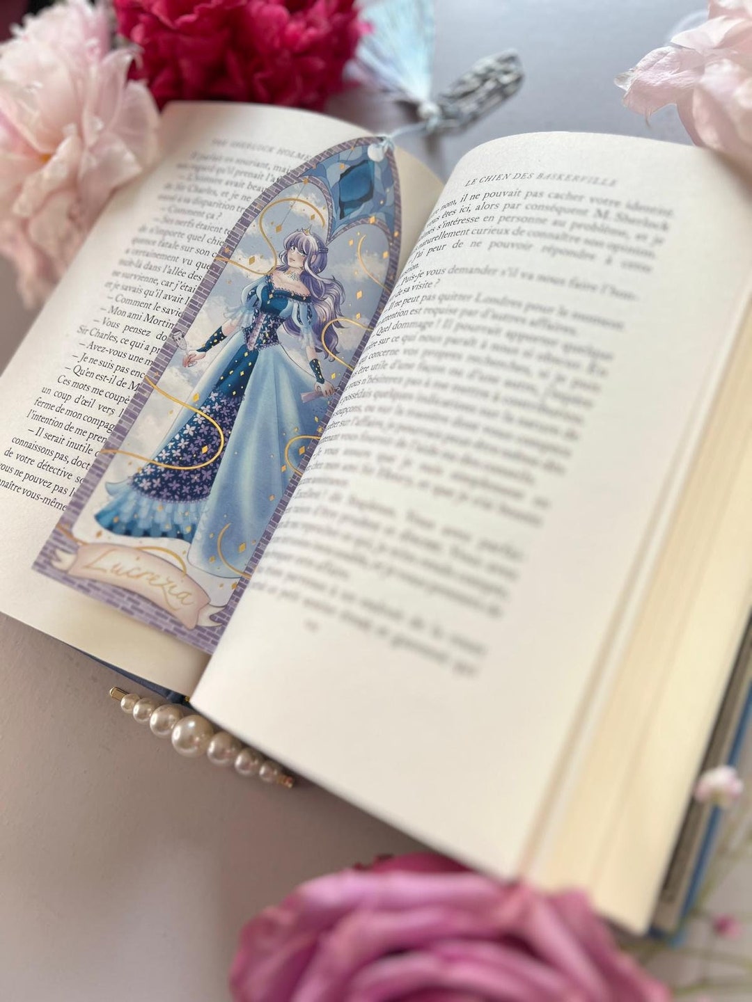 Fantasy Bookmark With Charm & Tassel: 5 Charms Choice, Gift for Book ...