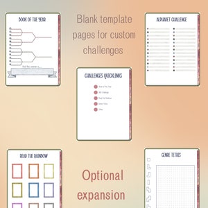 2025 Digital Reading Journal: Boho Book Tracker (PDF) - Etsy