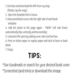 Mini Book Cover Template – 1:6 Scale, Editable Canva File (digital ...