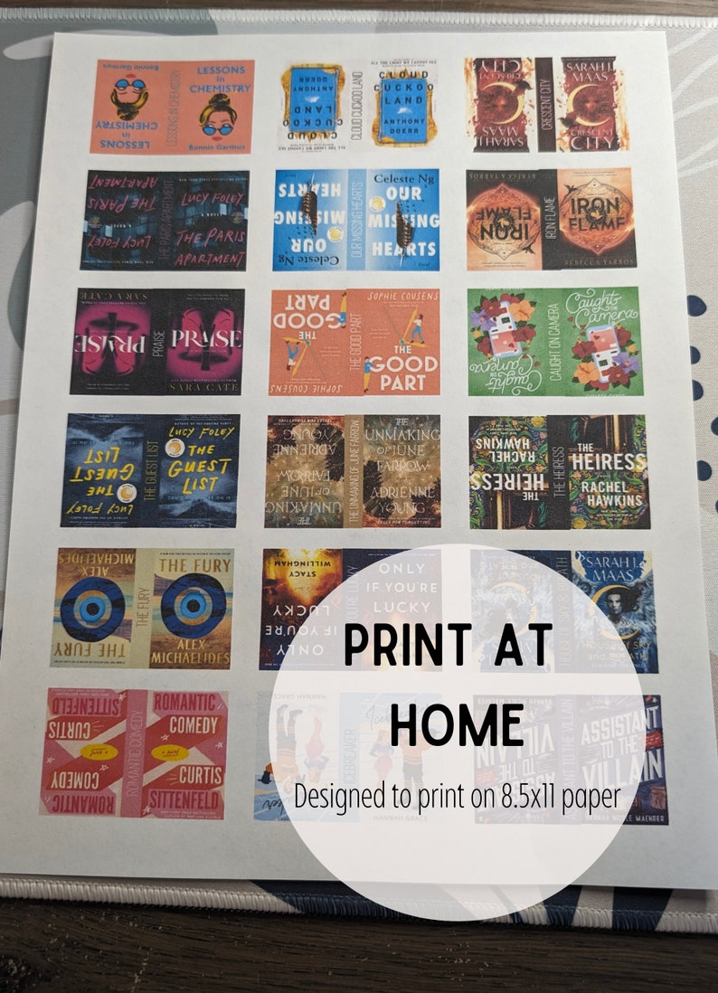 Mini-book Cover Template Editable Canva File for Book Cover Front, Back ...