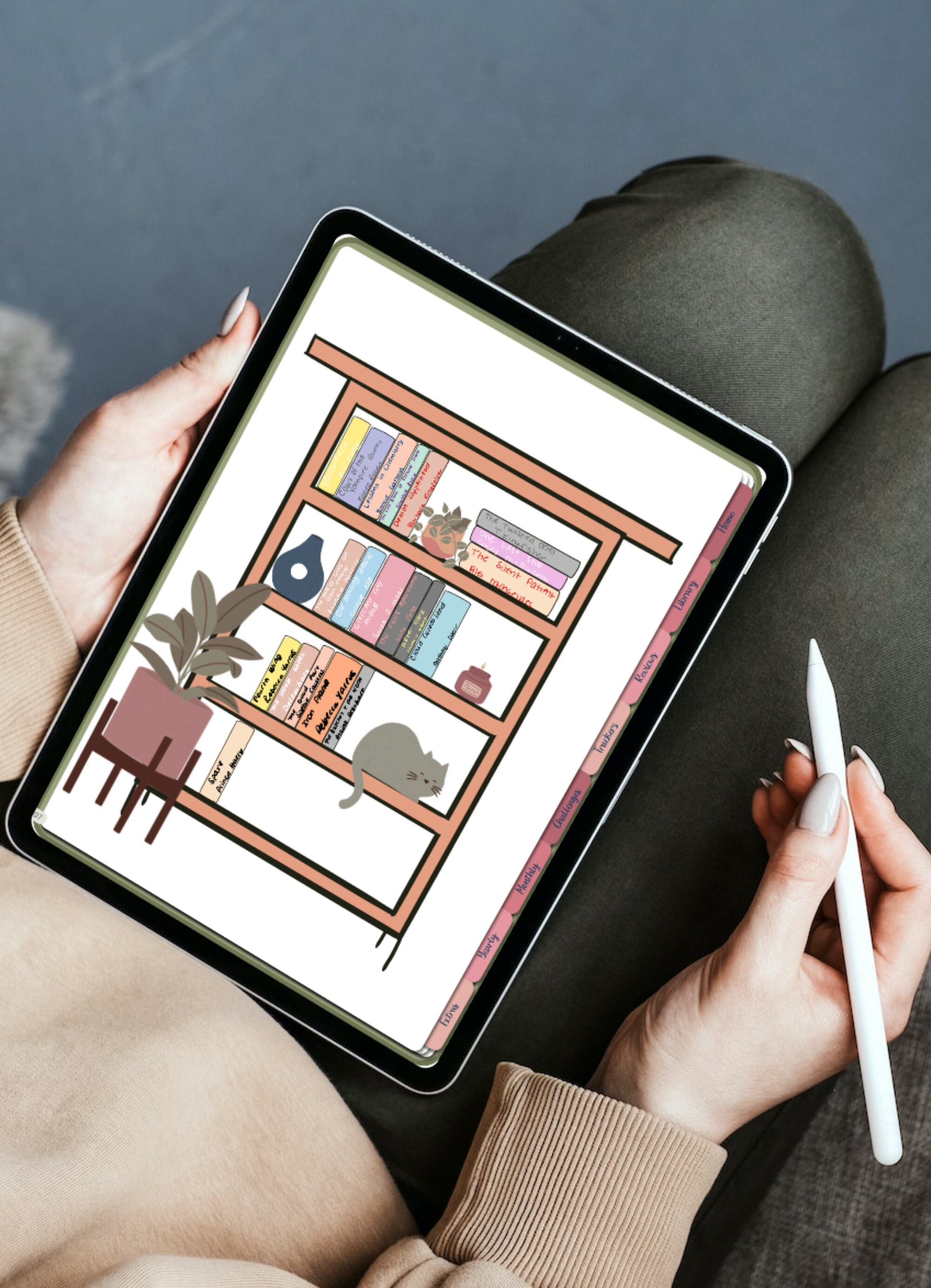 2025 Digital Reading Journal: Boho Book Tracker (PDF) - Etsy