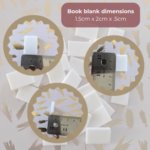 1:12 Mini Book Blanks - 3d Printed Miniature Books for Dollhouses, TBR ...
