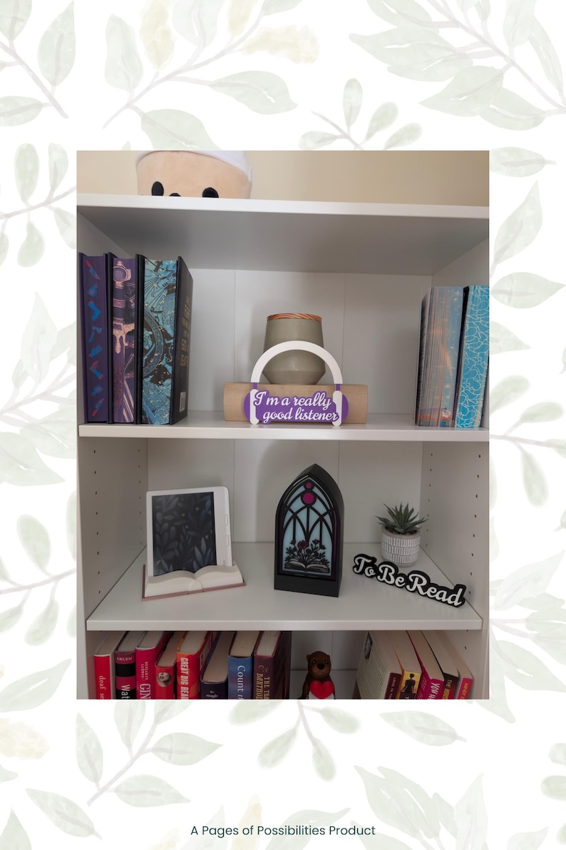 I’m a Really Good Listener – 3d Printed Audiobook Bookshelf Decor - Etsy