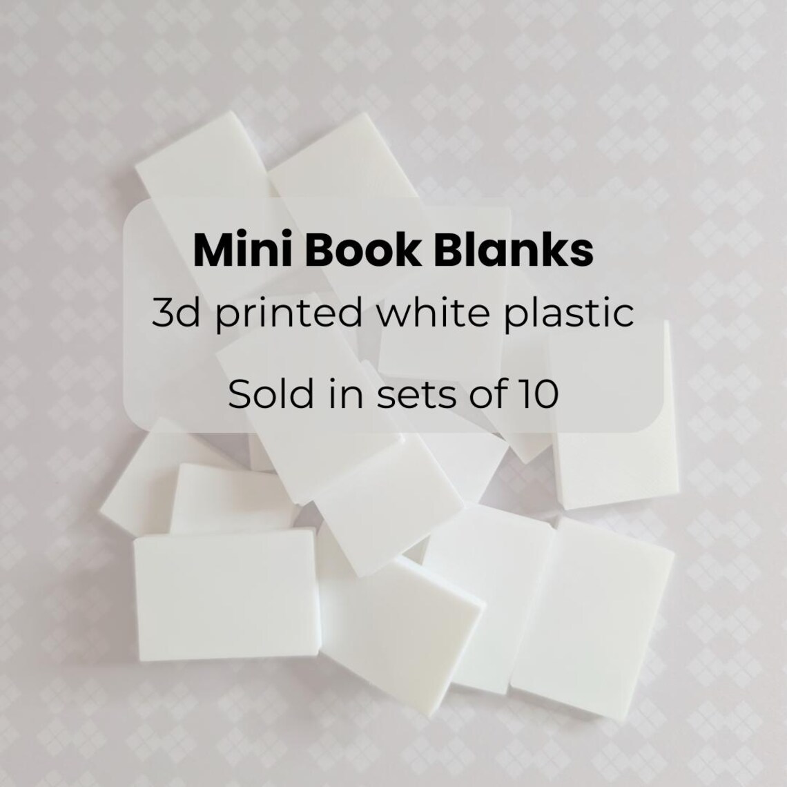 1:6 Mini Book Blanks - 3d Printed Miniature Books for Dollhouses, TBR ...