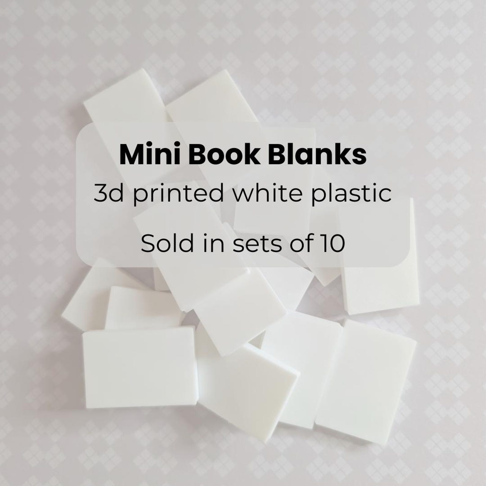 1:6 Mini Book Blanks - 3d Printed Miniature Books for Dollhouses, TBR ...
