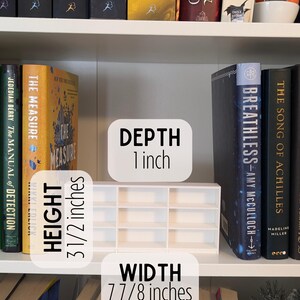 Short Mini Bookshelf (large) - 1:12 Scale for Small Minibooks, Book ...