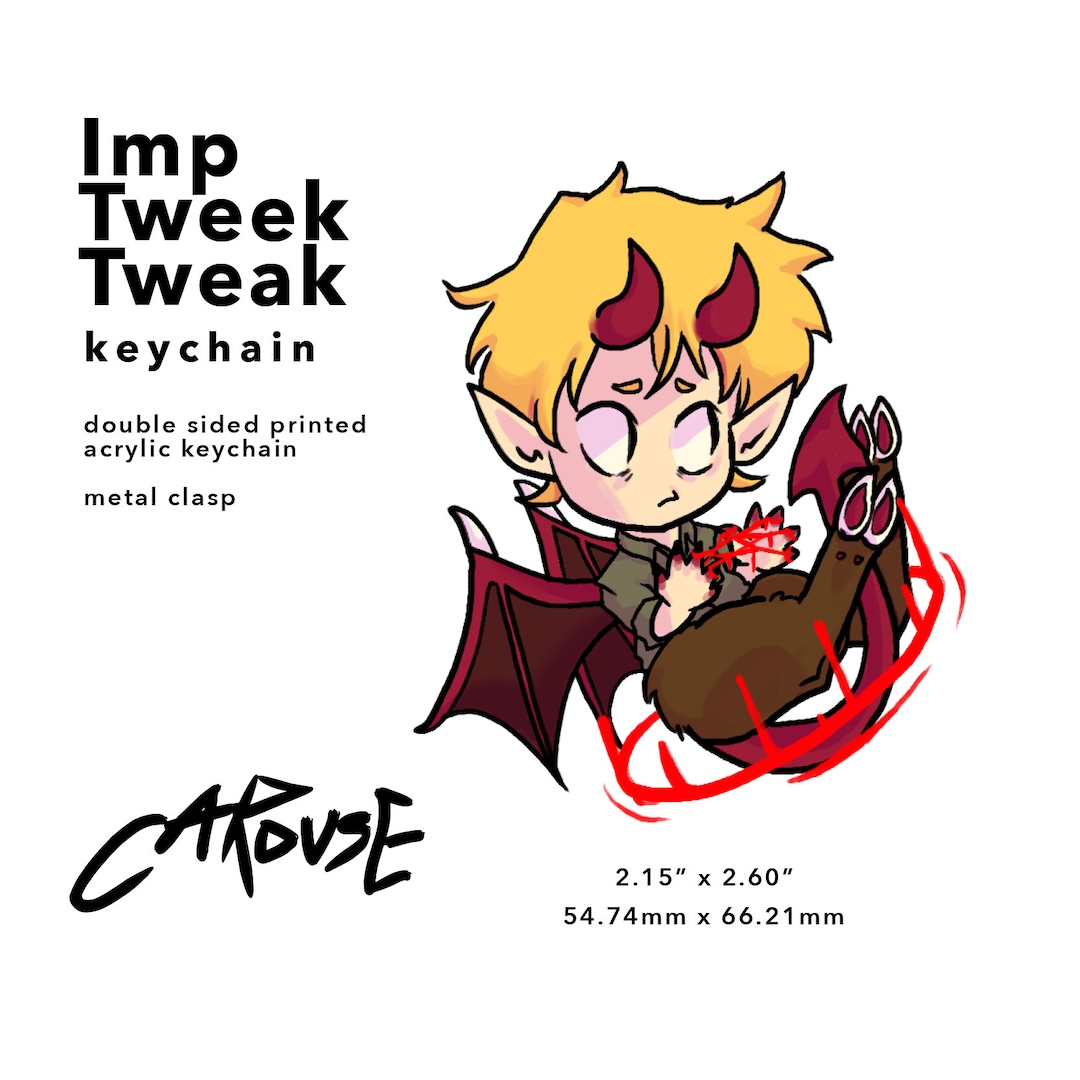 Imp Tweek Tweak Acrylic Keychain - Etsy