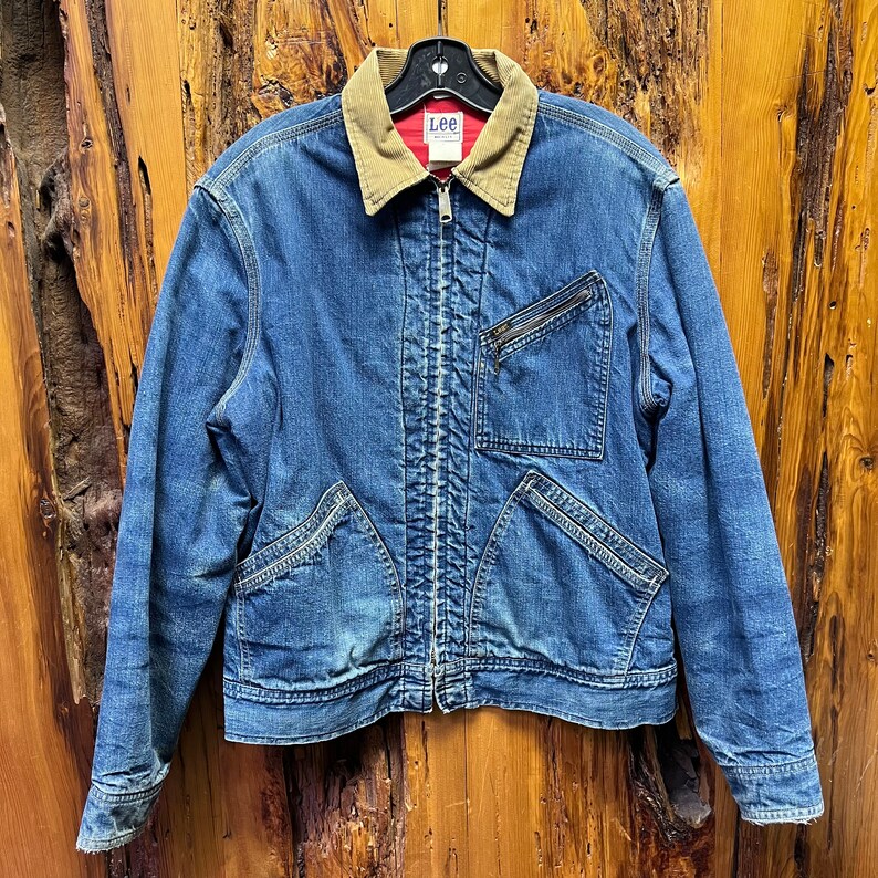 Vintage 70s Lee 191-LB Denim Jacket Talon Zipper - Etsy
