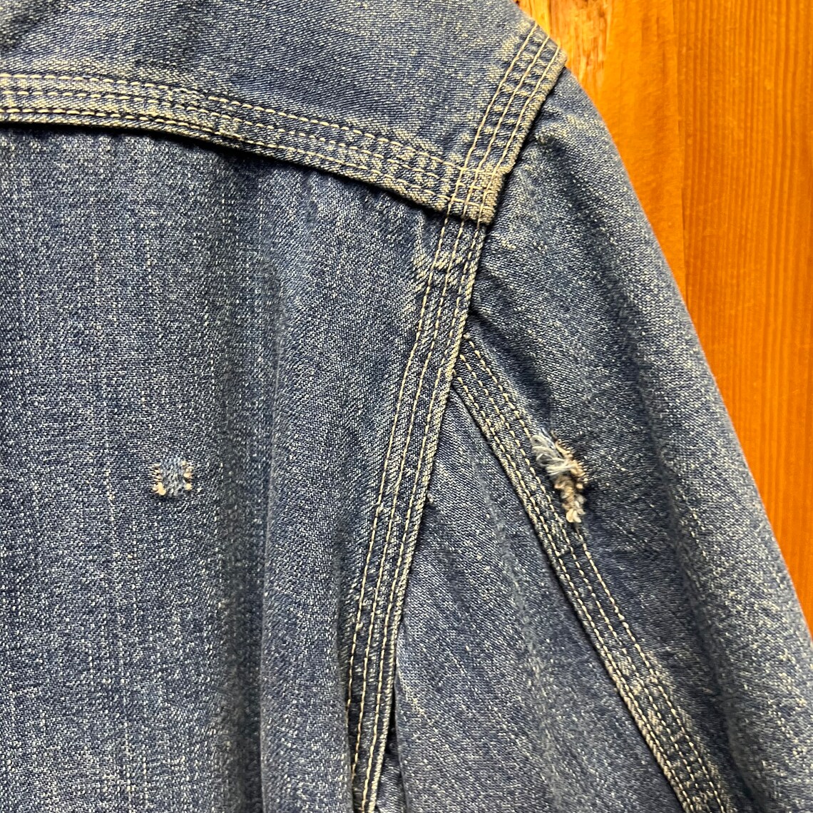 Vintage 70s Lee 191-LB Denim Jacket Talon Zipper - Etsy