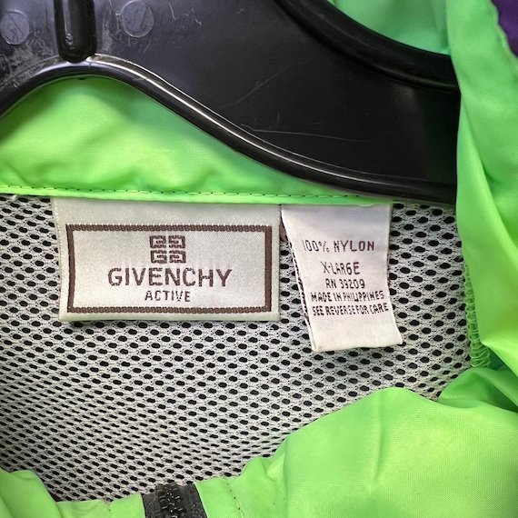 Vintage 80s Givenchy Active Track Top Nylon Jogging J… - Gem