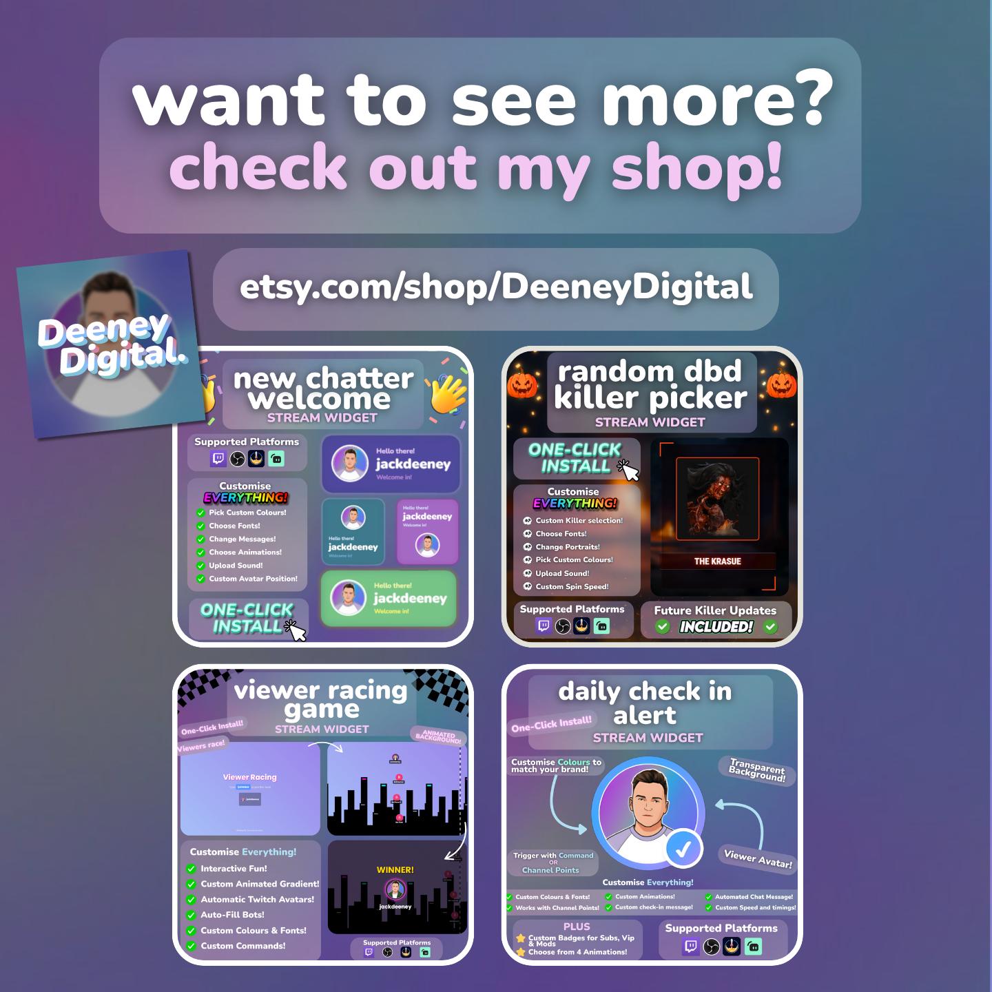 Animated Twitch Shoutout Widget With Chat Message: Auto Raider & VIP ...