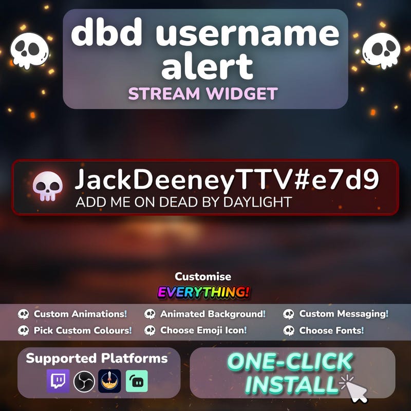 Dbd Animated Alerts - Etsy