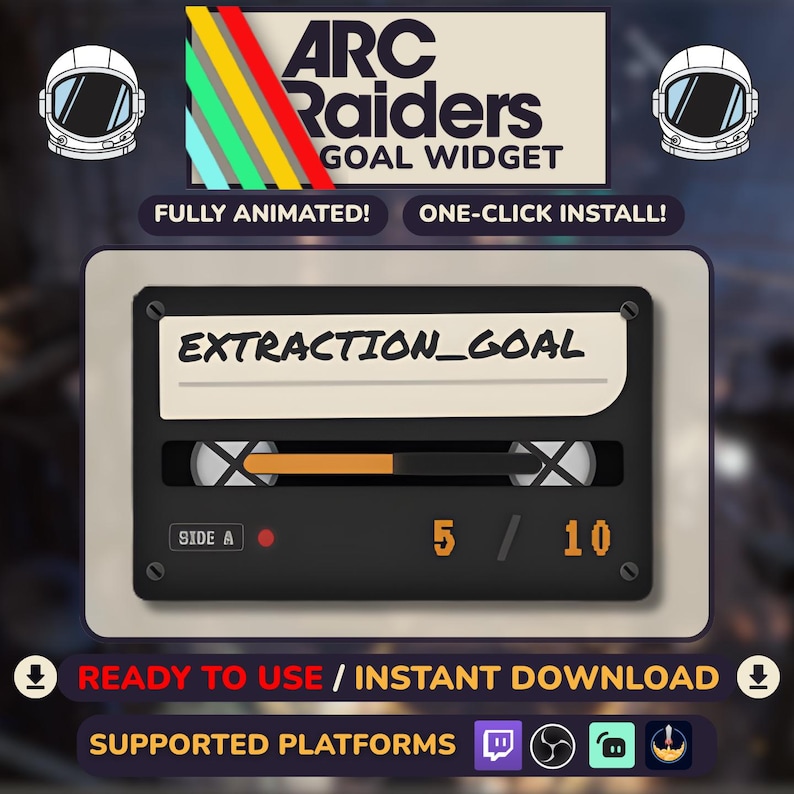 ARC Raiders Style Goal Widget | Animated Industrial HUD for ...