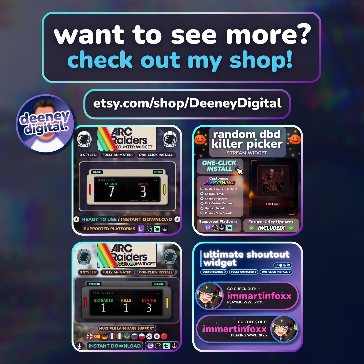 Arc Raiders Duck Hunter Widget | Twitch Channel Point Game ...