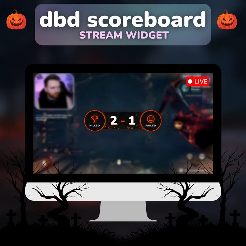 Animated DBD Scoreboard Widget for Streamelements/obs (win/loss Tracker ...