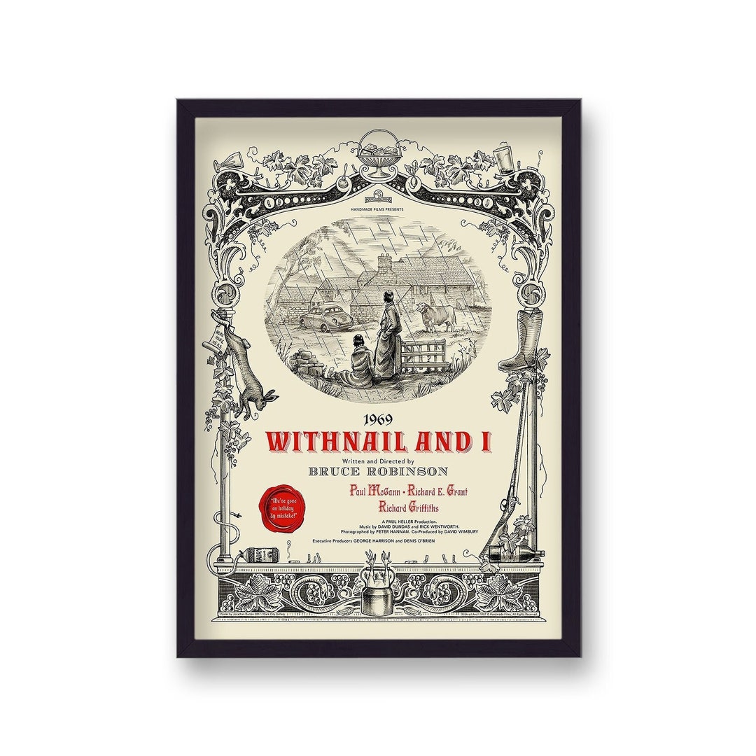 Withnail & I Wine Label Alternative Movie Poster - Etsy UK