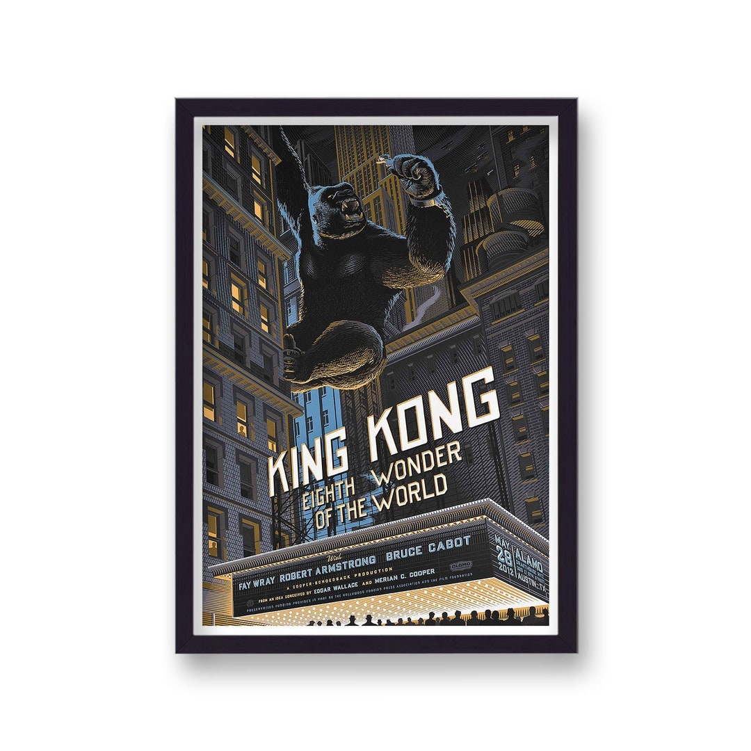 King Kong V4 Reimagined Movie Poster - Etsy