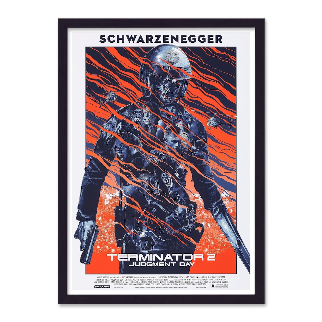 Terminator 2 Reimagined Movie Poster - Etsy