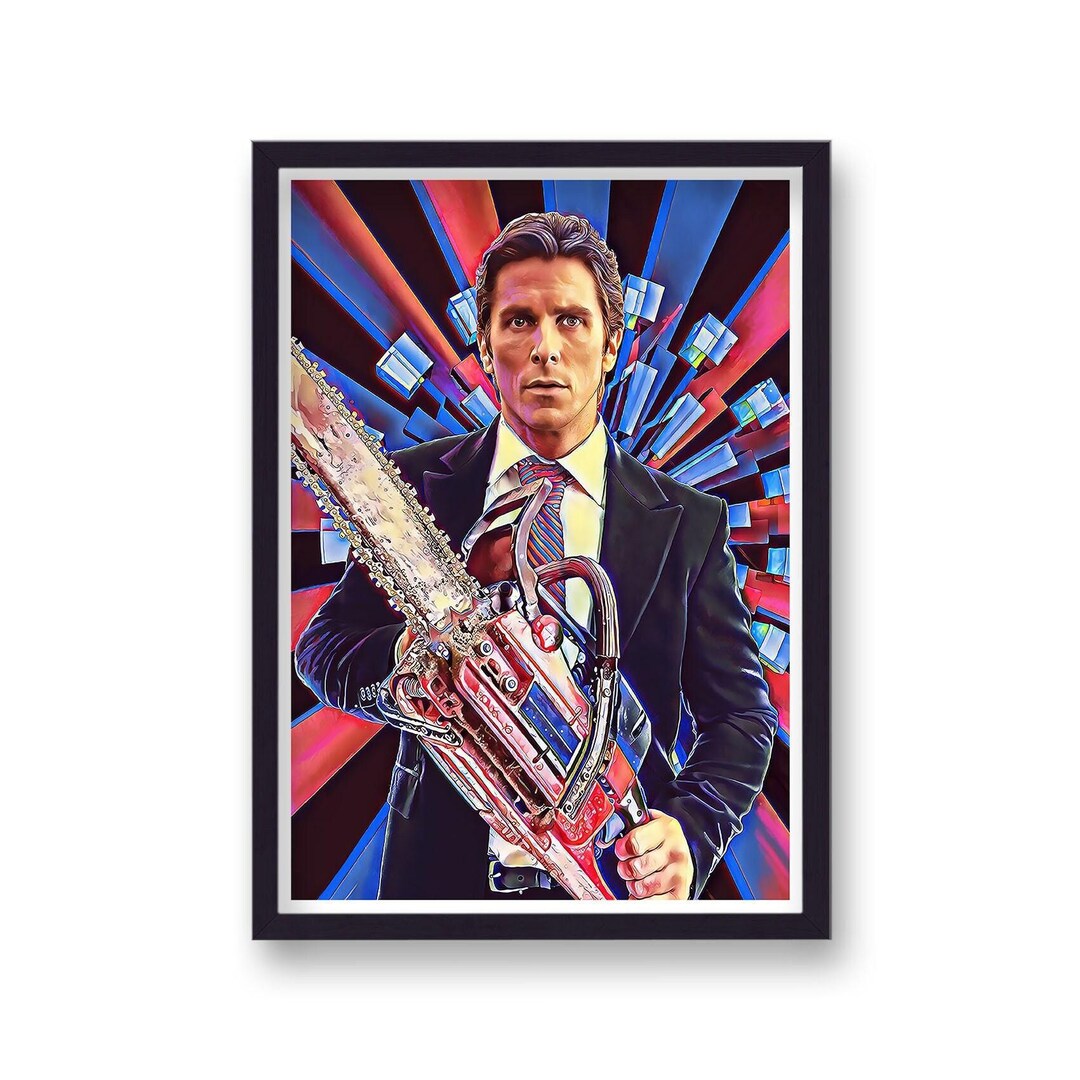 American Psycho Patrick Bateman Alternative Movie Poster - Etsy