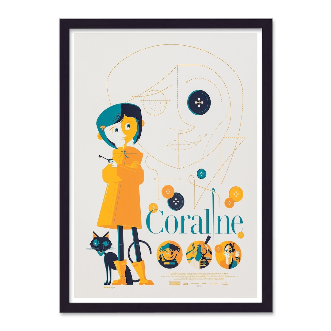 Coraline Reimagined Movie Poster - Etsy