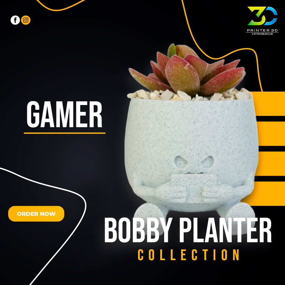 Gamer Face Pot, Smiling Pot, Cute Kawaii Pot - Relax Pot - Charming and ...