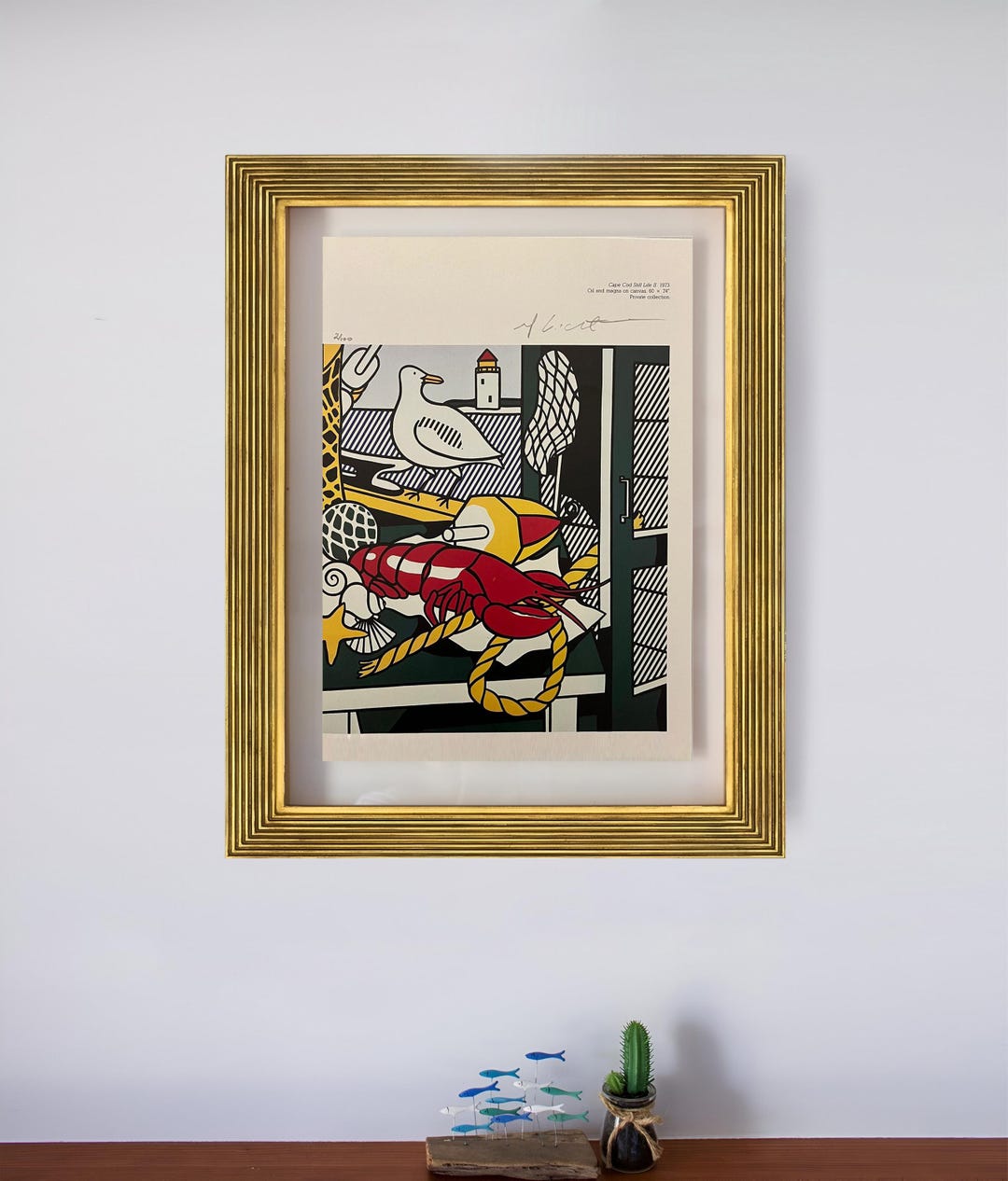 Roy Lichtenstein Original Print - Cape Cod Still Life II - Etsy