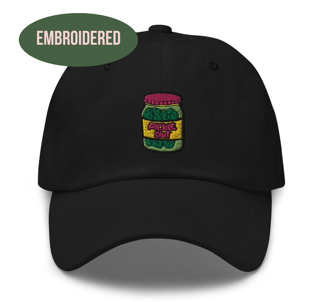 Pickle Slut Hat, Embroidered Pickle Lover Hat, Vintage Pickle Hat, Funny Dad Cat, Pickles - Etsy