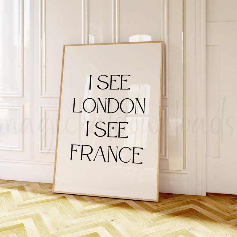 I See London I See France - Etsy