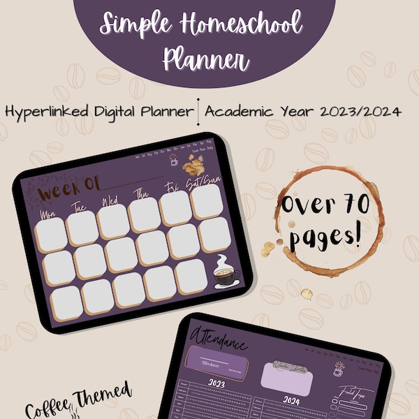Homeschool Planner - Shop Online - Etsy