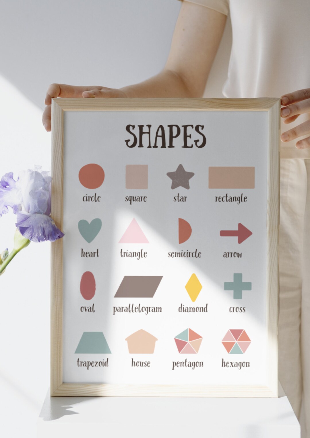 Scandi 'shapes' for Nursery, Playroom, Bedroom, Calm Space - Etsy