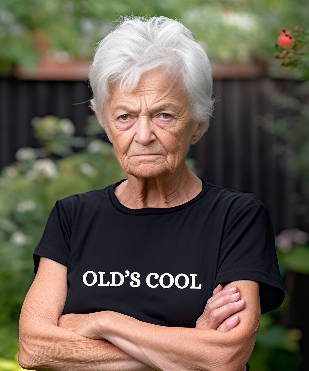 Old's Cool Shirt Grandma Grandpa Basic T-shirt Gift Gift Idea ...