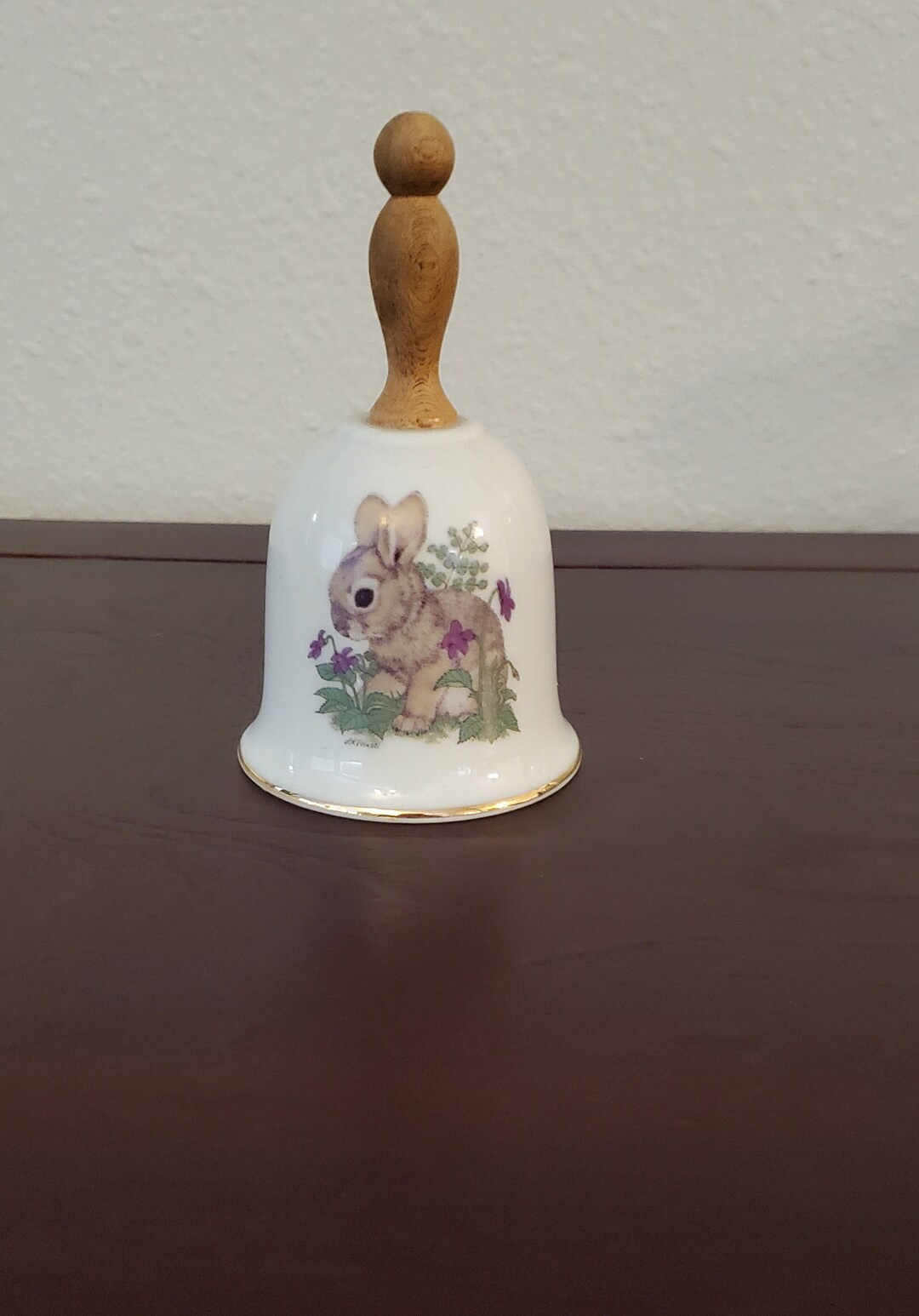 Vintage 1981 Japan Linda K. Powell Spring Rabbit Bell-four Seasons ...