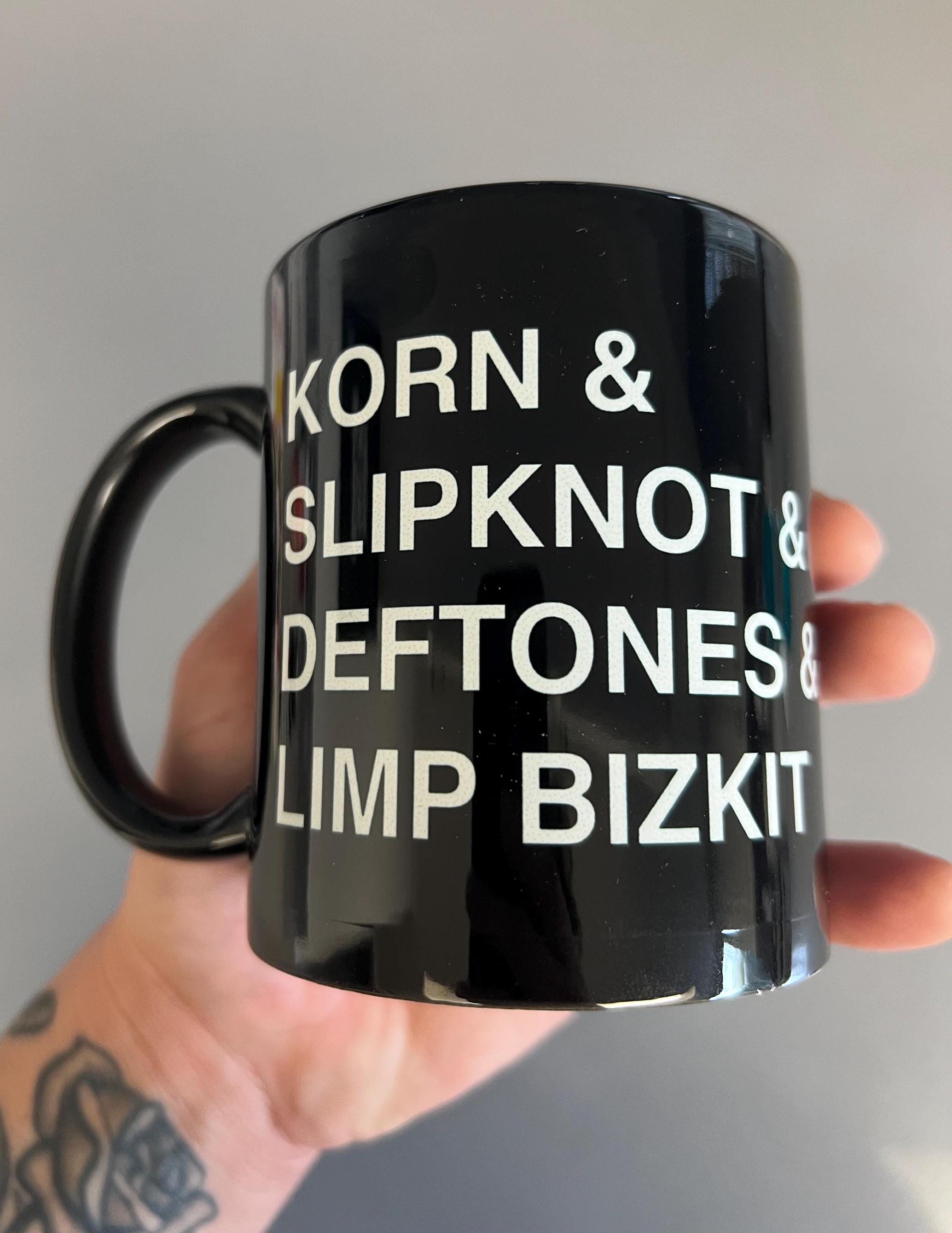 Nu Metal Mug Korn Slipknot Deftones Limp Bizkit - Etsy