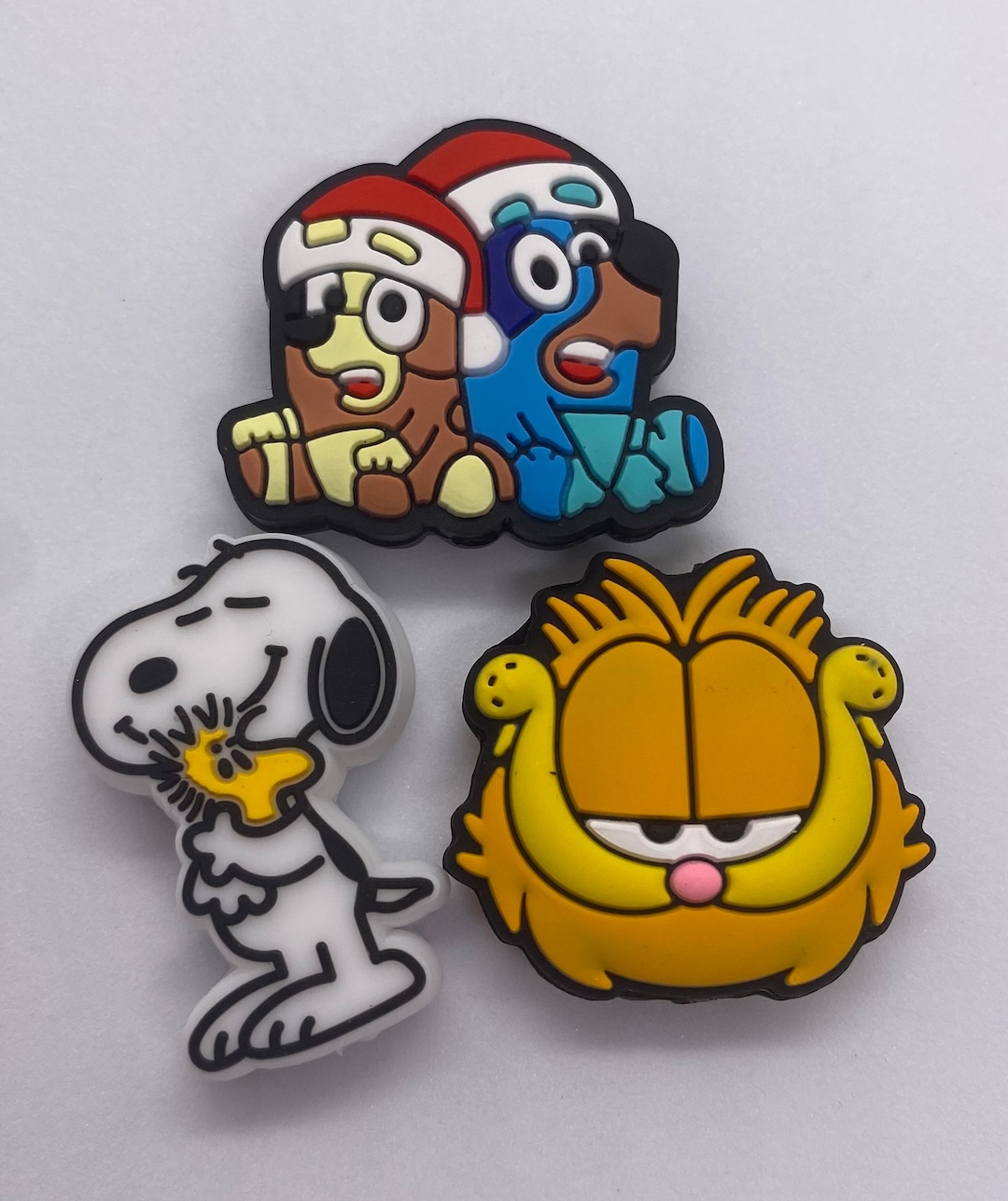 Bluey/bingo and Snoopy/woodstock Garfield Themed Silicone - Etsy