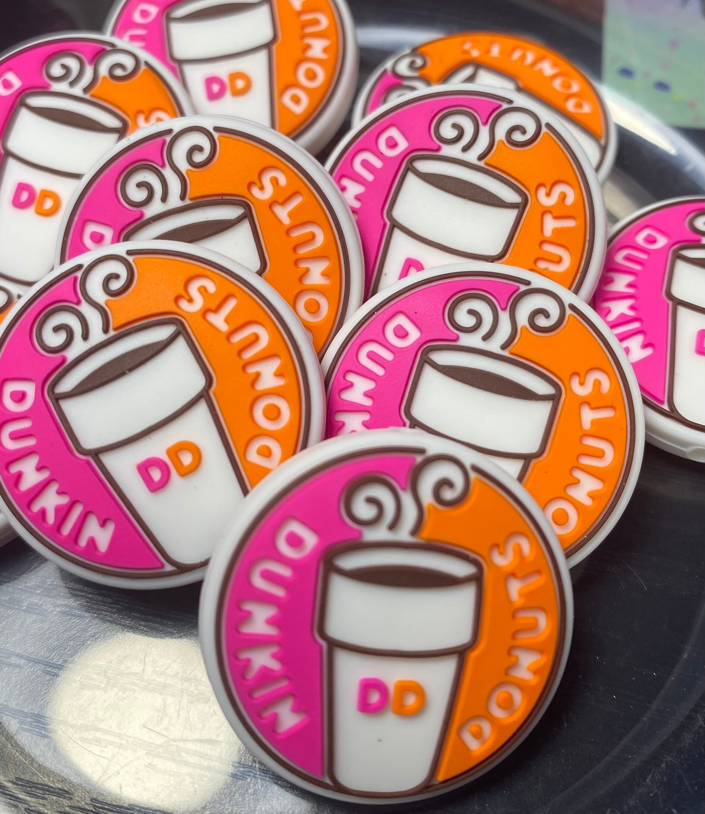 Starbucks and Dunkin Themed Silicone Focals Beads - Etsy