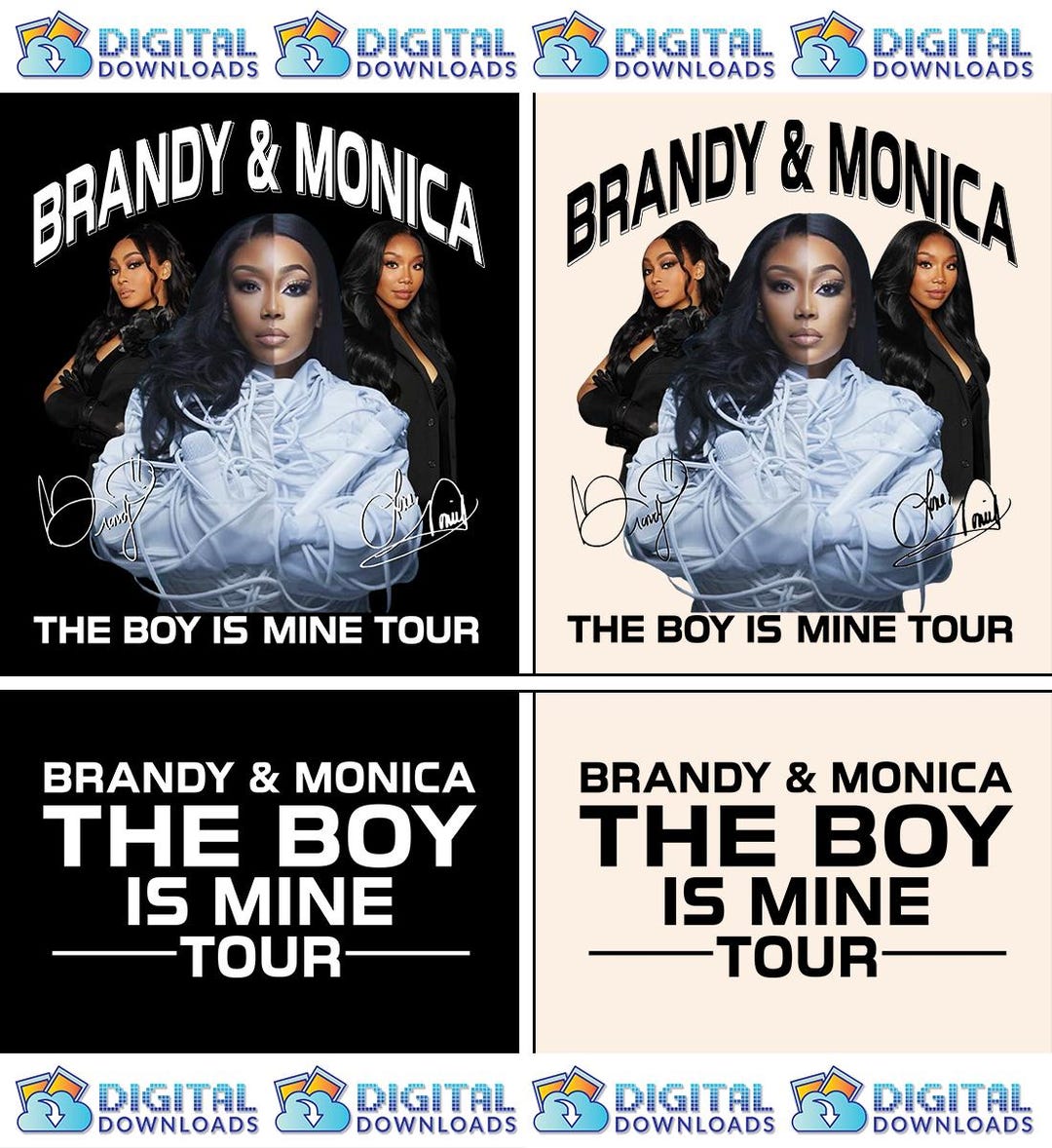 Brandy & Monica 'the Boy is Mine' Tour PNG Bundle (digital Download) - Etsy