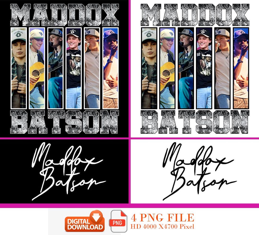 Maddox Batson T-shirt PNG File Bundle (digital Download) - Etsy