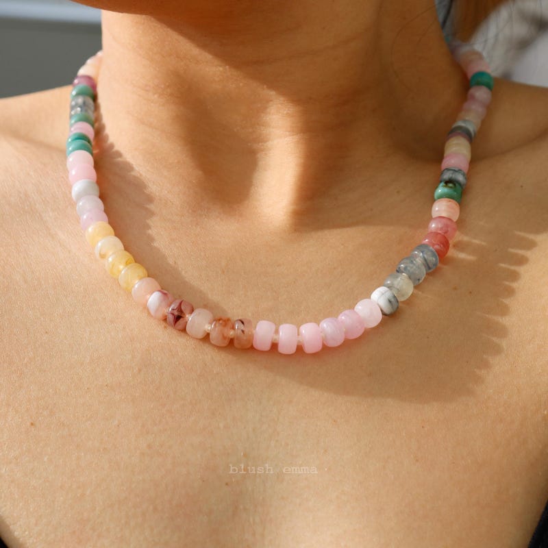 Pastel Resin Candy Necklace - Etsy